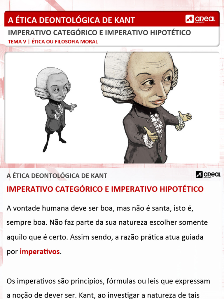 Imperativo categórico e hipotético | PDF