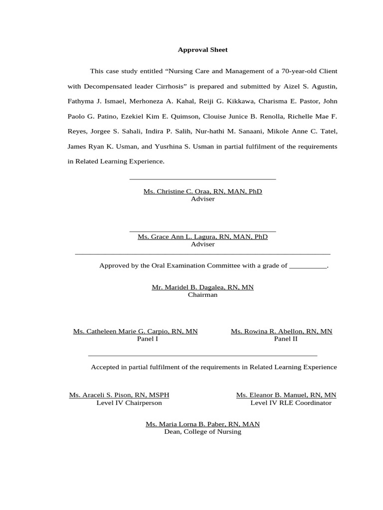 Approval Sheet 1 | PDF