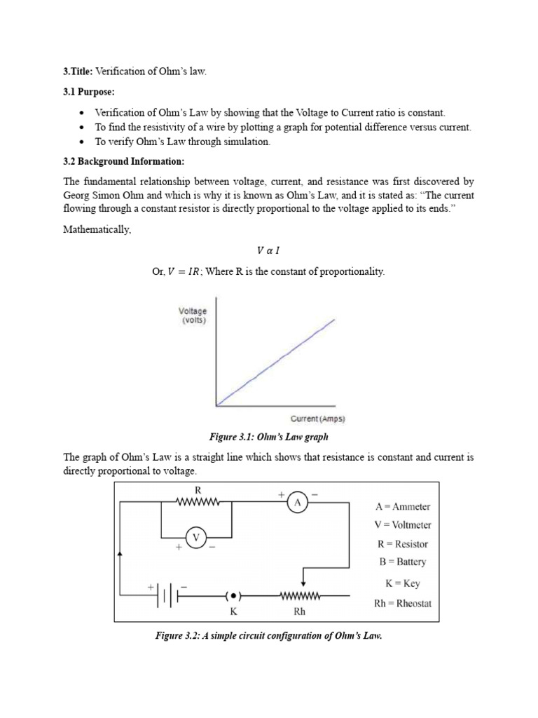 3. Ohm's Law | PDF