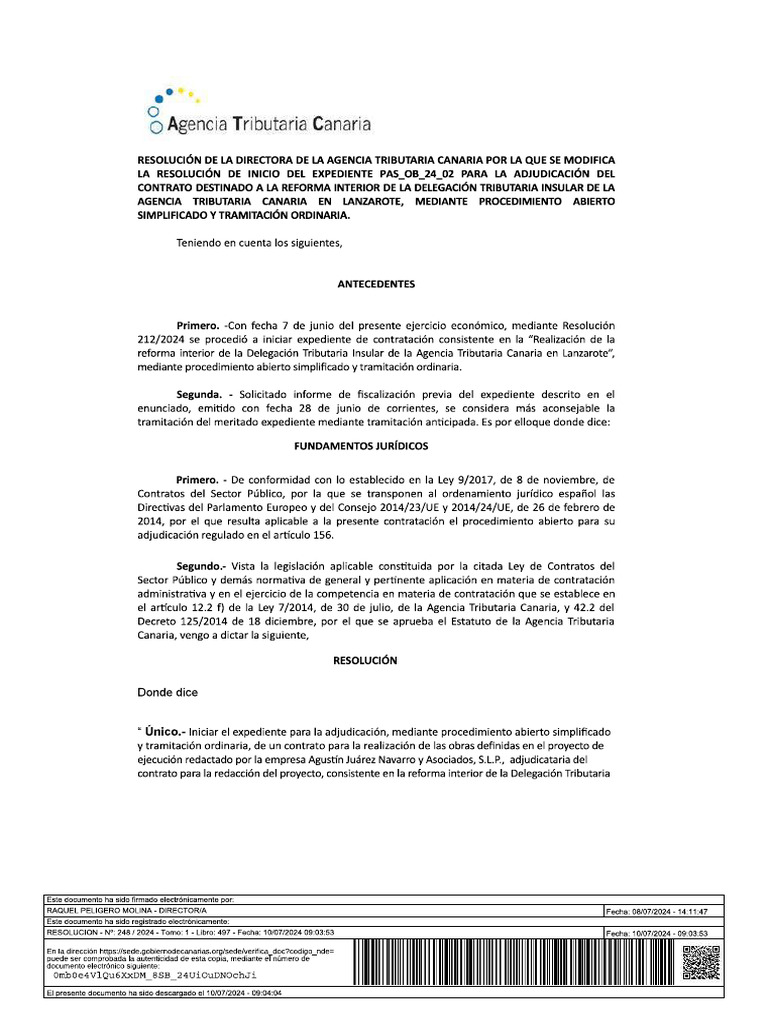 DOC2024073013523115 Resol 248 2024 Modificacion | PDF