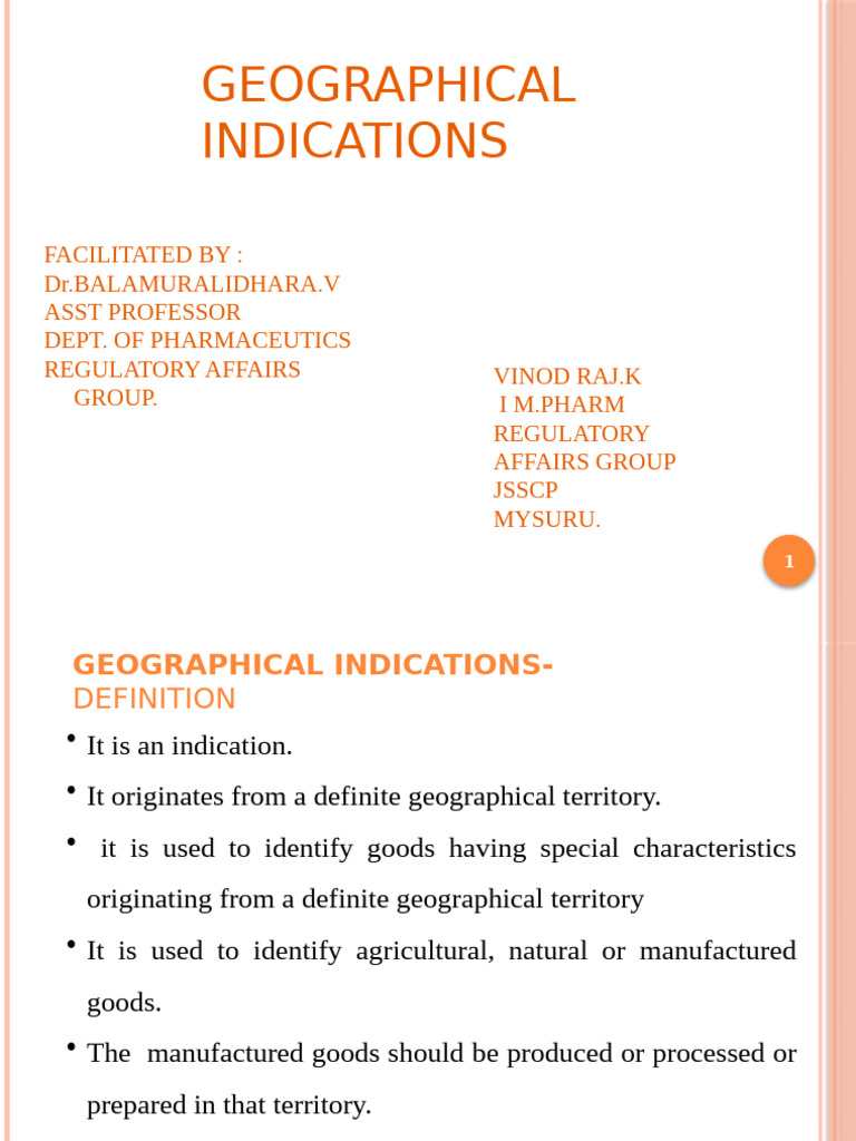 Geographicalindicationvinod - Conversion-Gate02 | PDF