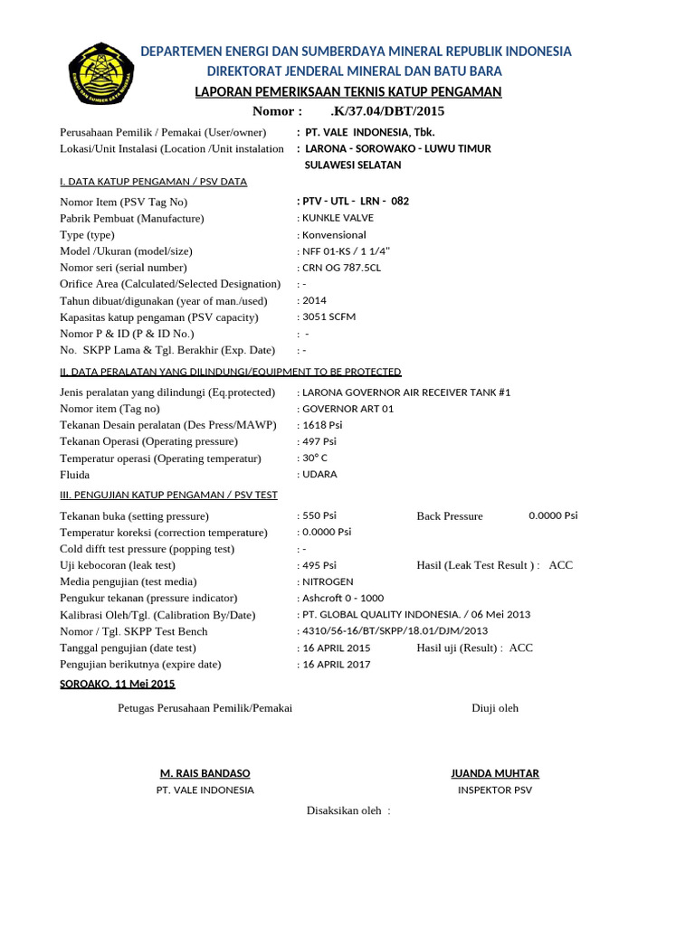 Lap. PSV 2015 | PDF