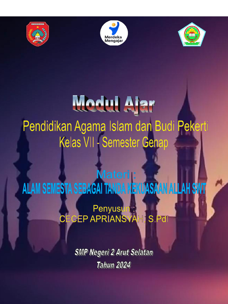 Modul Ajar Kelas 7 PAI - Bab 6 | PDF