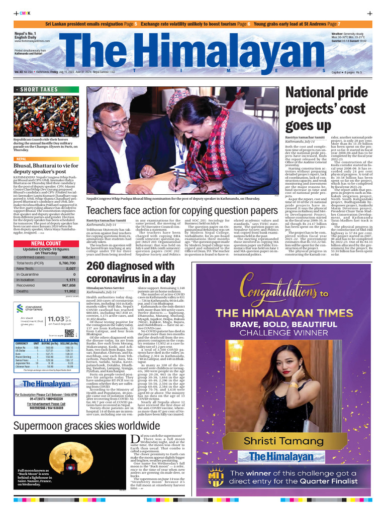 15 - The Himalayan Times-Nepal - Am | PDF