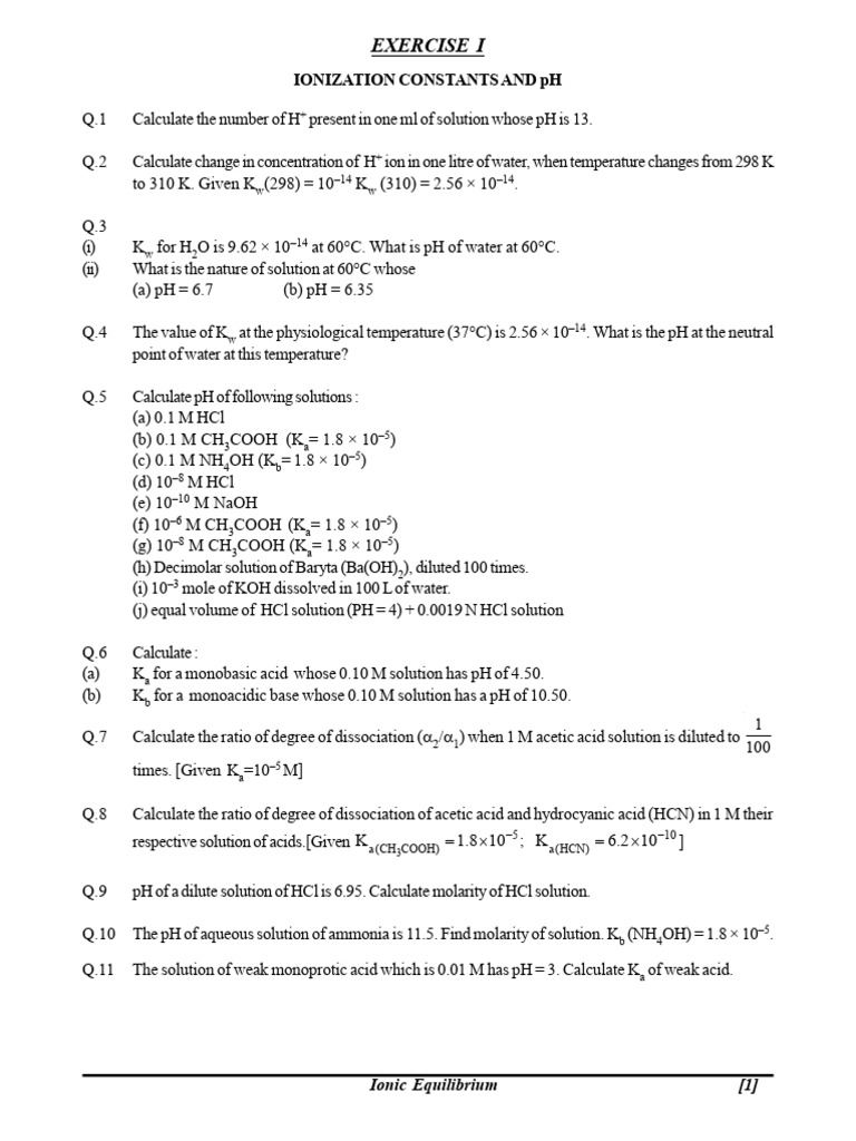 Ionic Practice Sheet Ex 1 2 and 3 | PDF