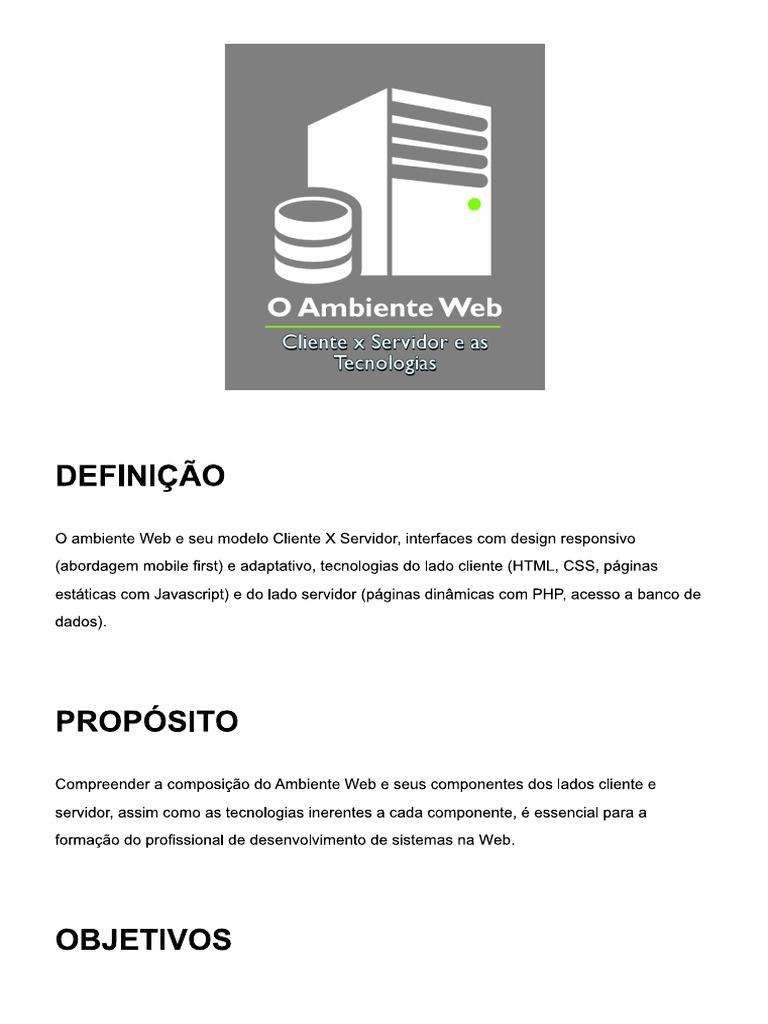 Ambiente Web - Cliente-Servidor | PDF