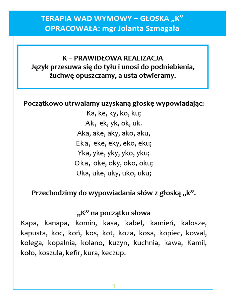 Gloska K | PDF