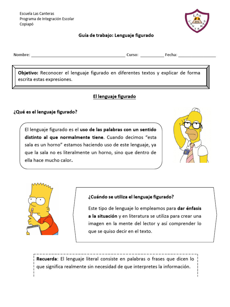 Lenguaje Figurado | PDF