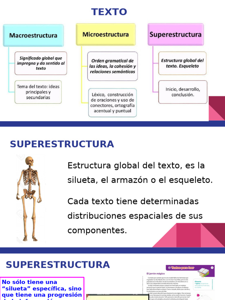 MACROESTRUCTURA DEL TEXTO - ejemplos | PDF