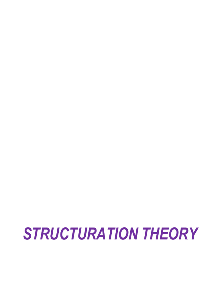 AG Structuration | PDF