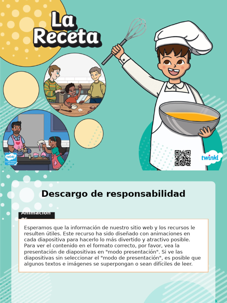 CL L 1694805520 Powerpoint La Receta - Ver - 2 | PDF | Alimentos | Cocina