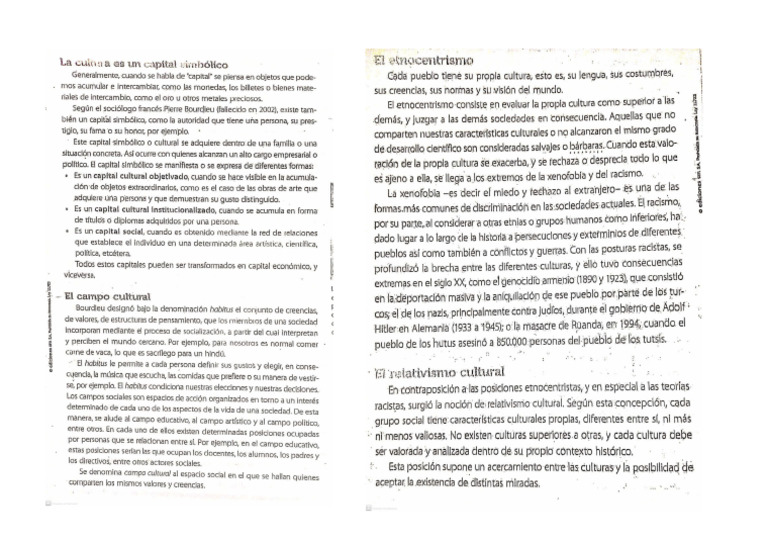 La Cultura Como Capital Simbolico. | PDF