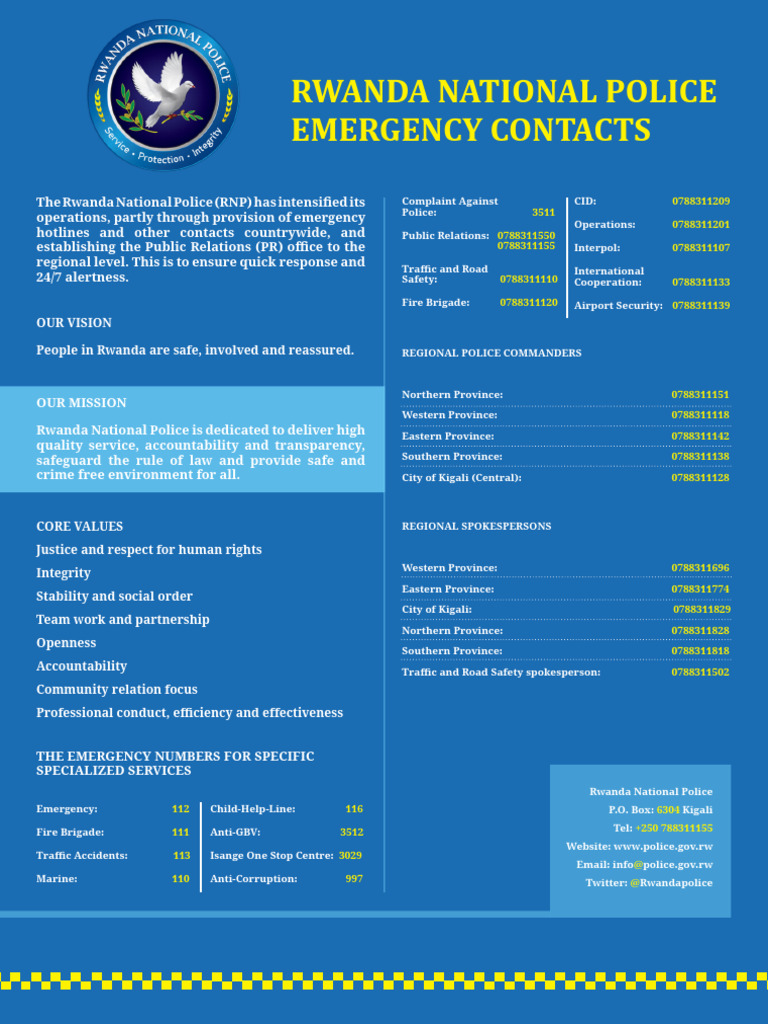 Rwanda National Police | PDF