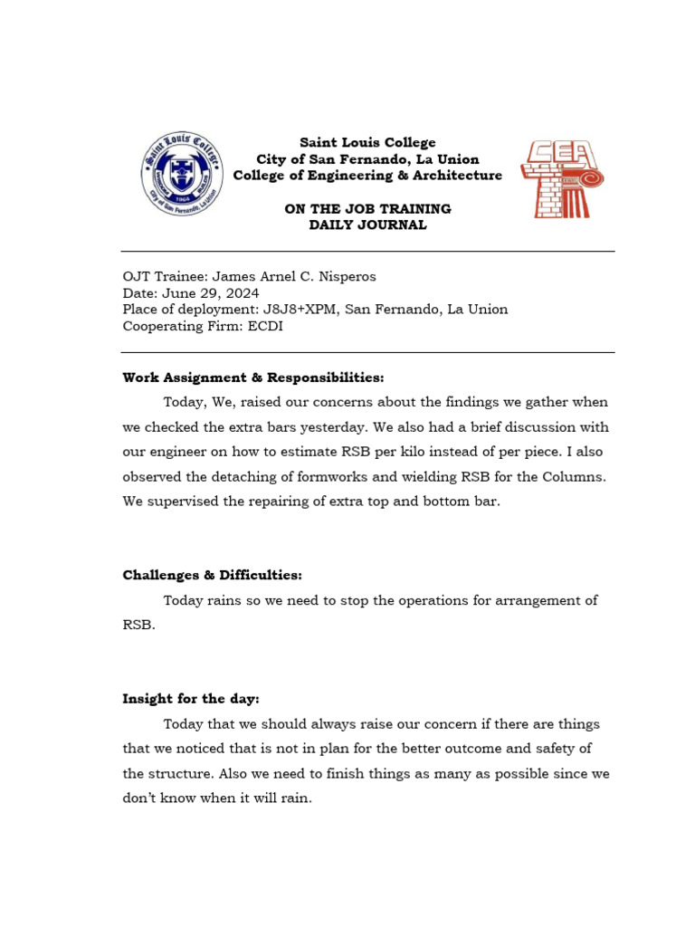 Ojt Day 11 | PDF