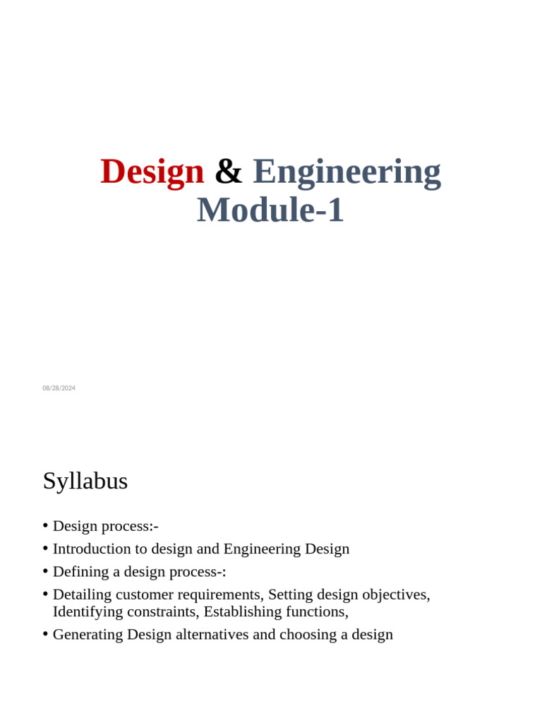 Design and Engineering | PDF | Engineering Design Process | Engineering