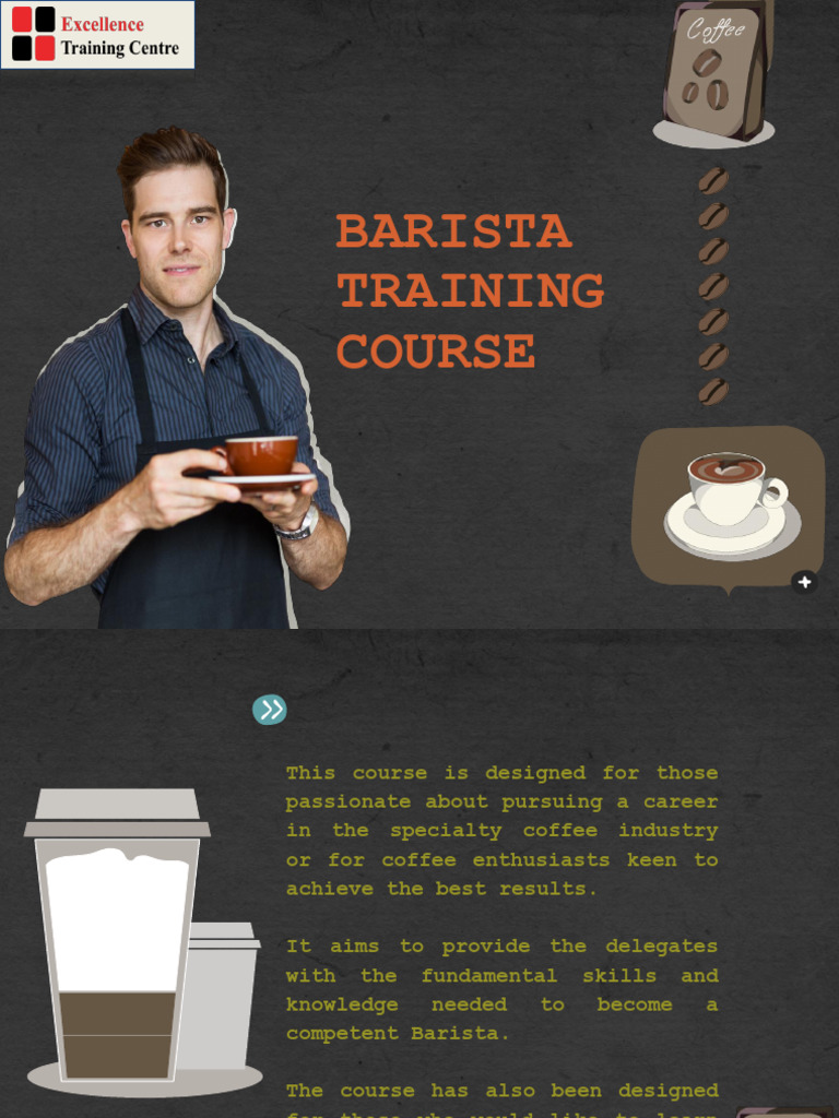 Barista Training Course Excellence !!! | PDF