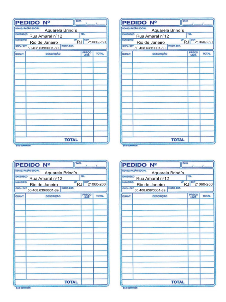 Nota de Balcão | PDF