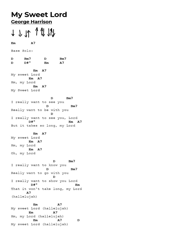 My Sweet Lord | PDF