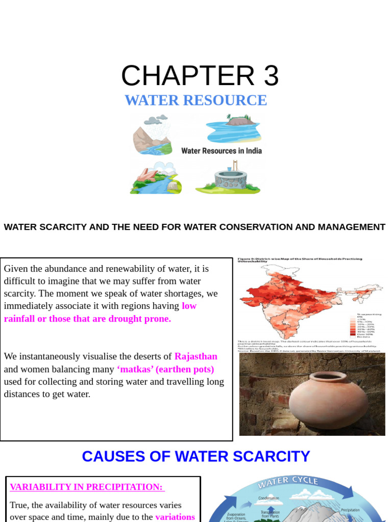 Chapter 3 Water Resource | PDF