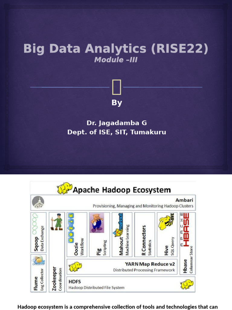 BDA Module 3 - Part 1 (Mapreduce and HBase) 2023 | PDF | Apache Hadoop | Map Reduce