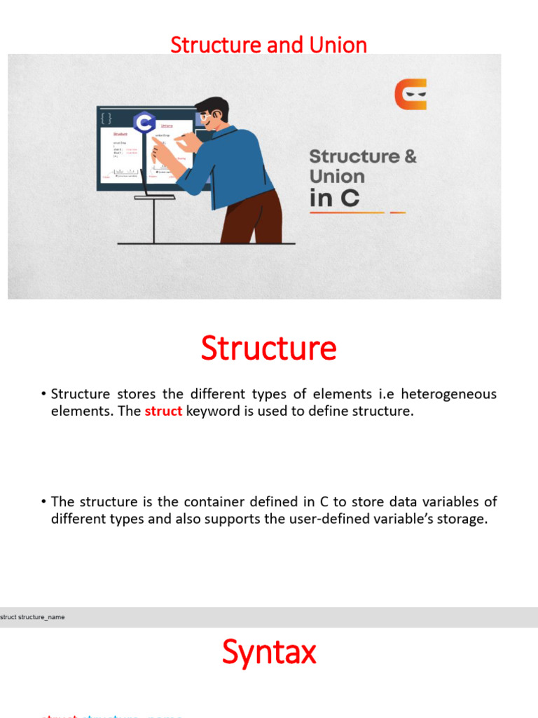 Structure and Union Upto Sorting PDF - 240817 - 115443 | PDF