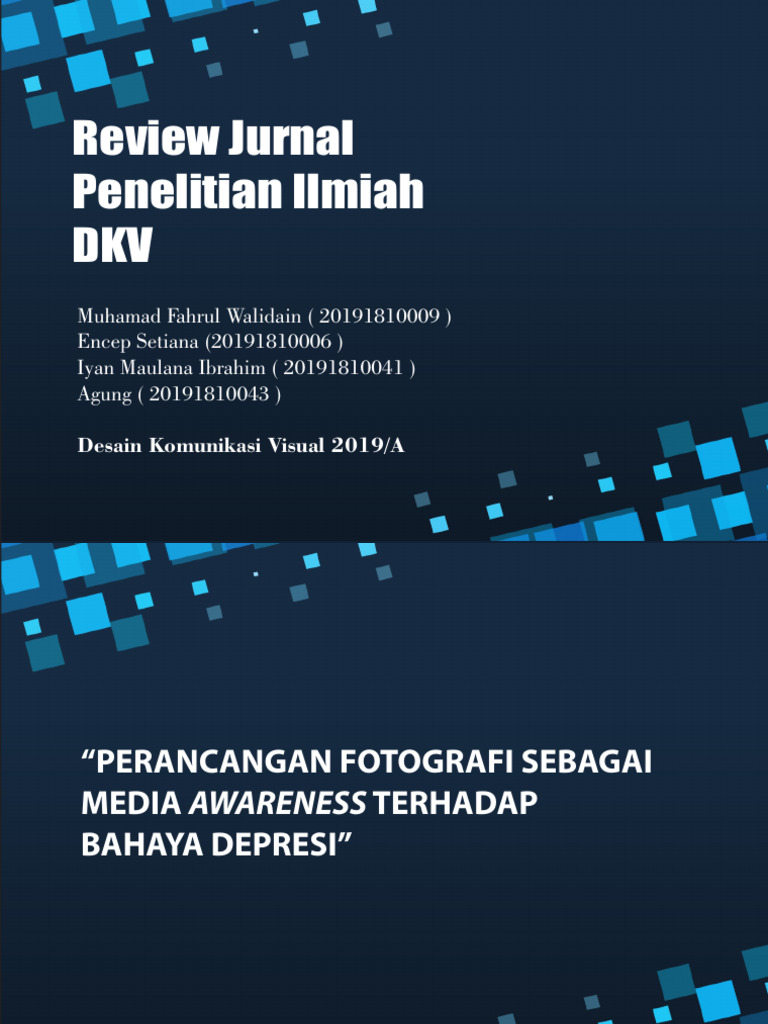 Review Jurnal Penelitian Ilmiah DKV | PDF