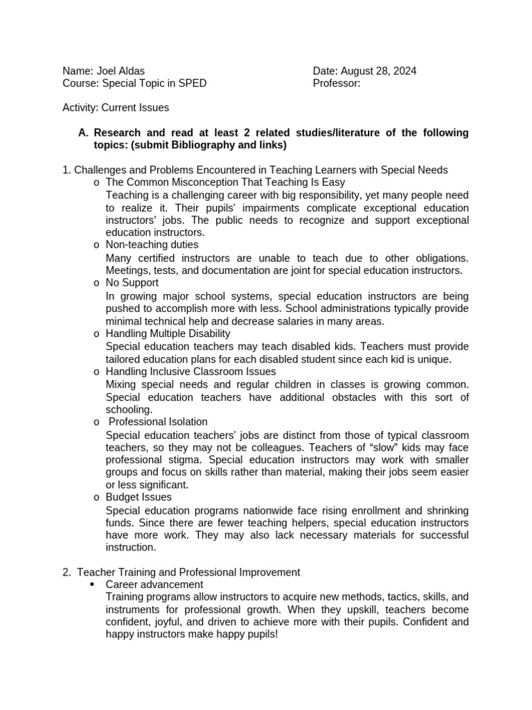 ALDAS Current Issues | PDF