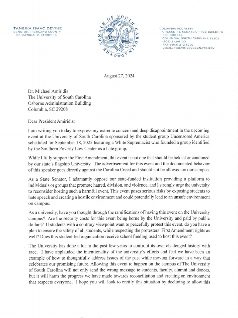 Letter To DR Amiridis | PDF
