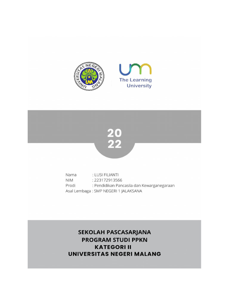 LK 1.3 Penentuan Penyebab Masalah LUSI FILIANTI - OKE | PDF