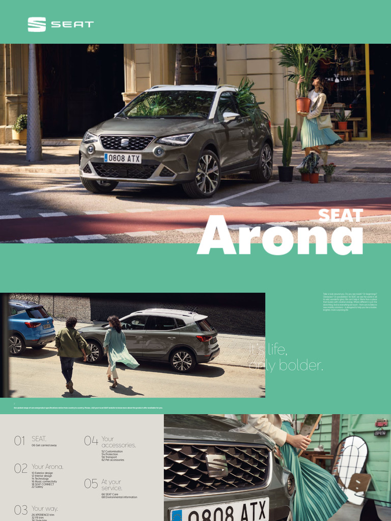 Seat Arona Range Brochure 2024 | PDF