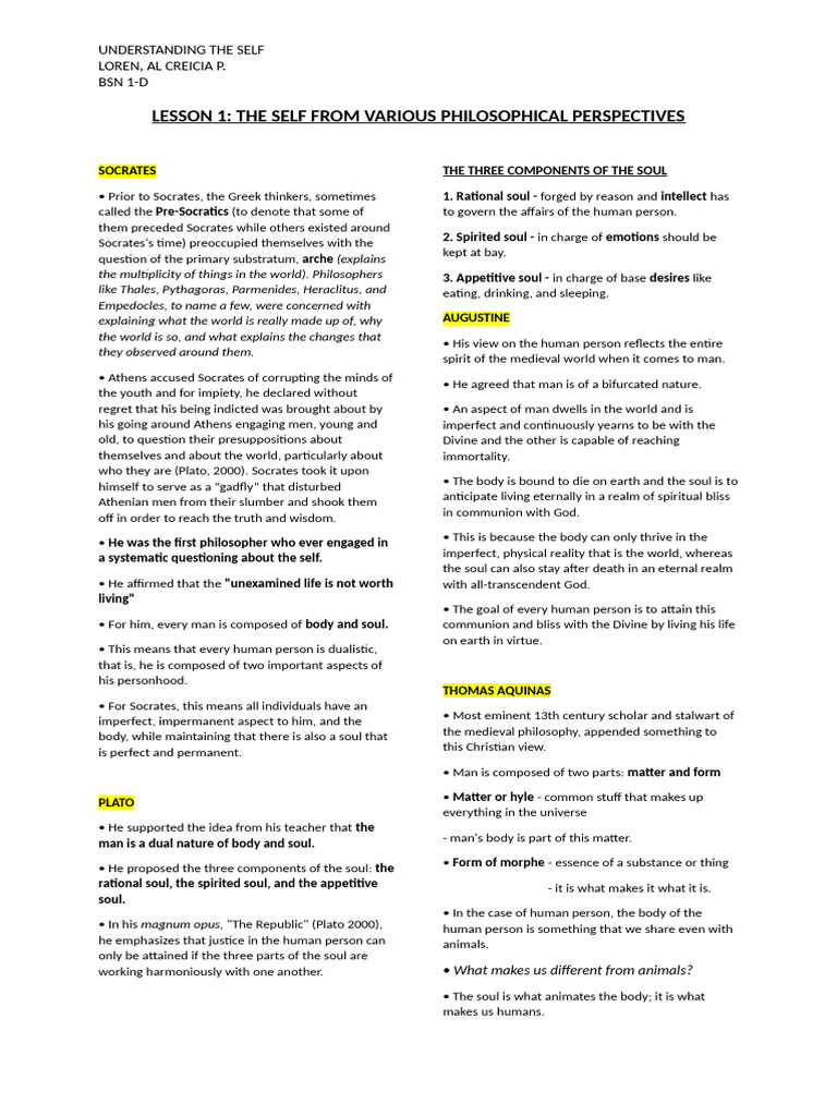 Lesson 1 in Uts | PDF