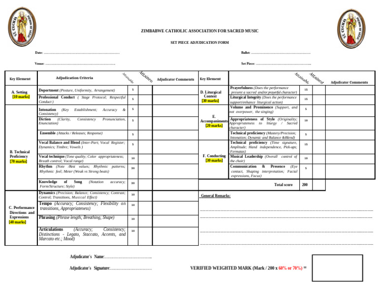 Set Piece Adjudication Form | PDF