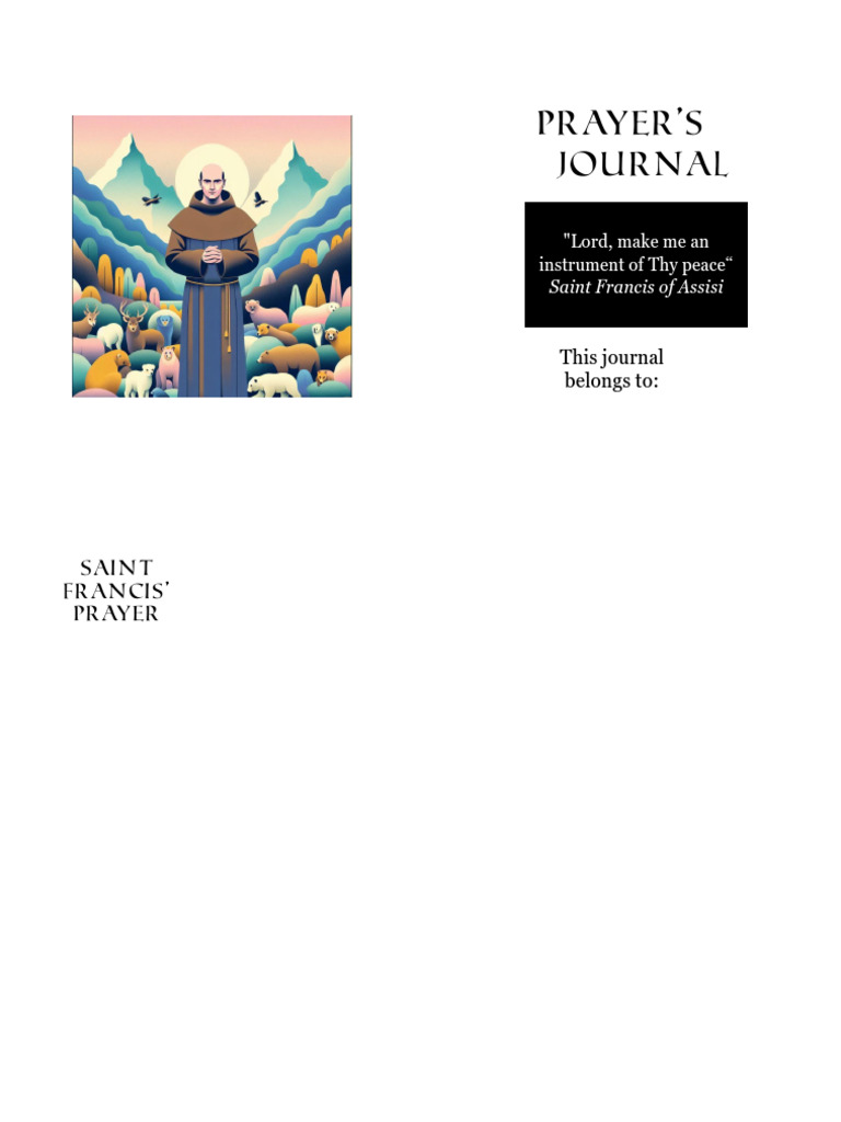 2prayer Journal Manuscript | PDF