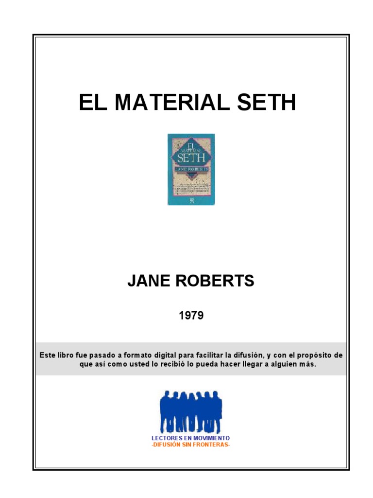 Roberts, Jane - El Material Seth - Tomo 1 de 2 | PDF | Reencarnación ...