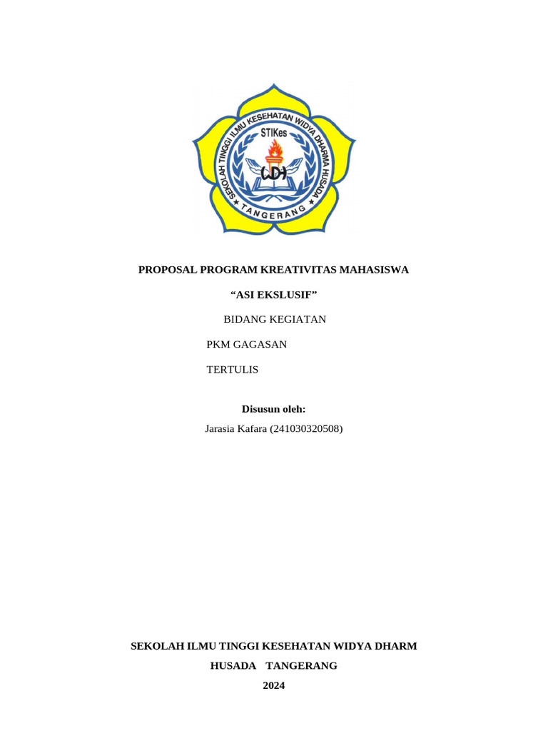 Proposal Jara Kafara 2 | PDF