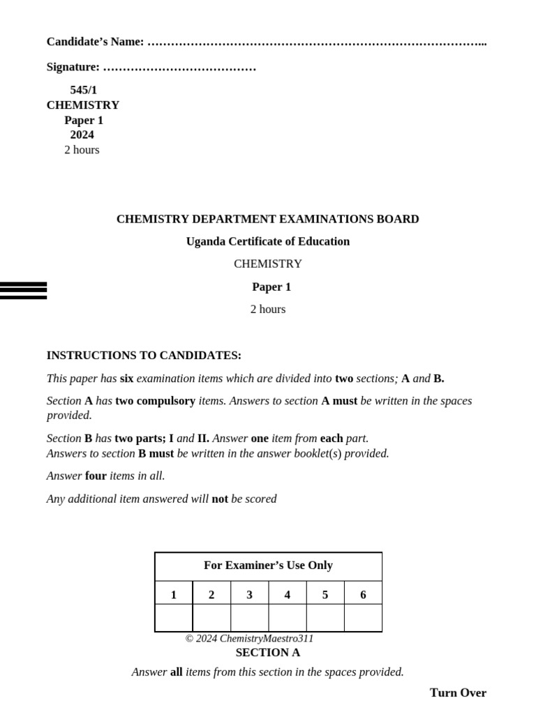 s4 chem compilation | PDF