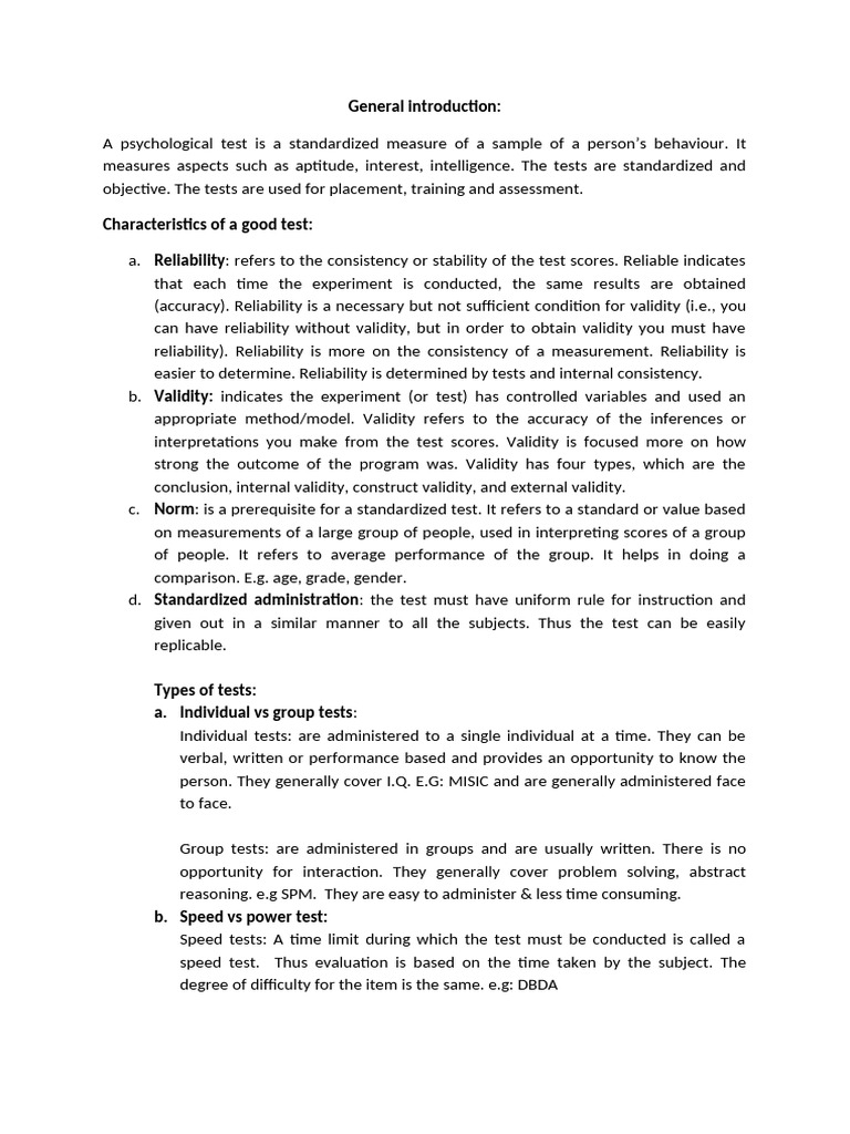 General Introduction and SPM | PDF