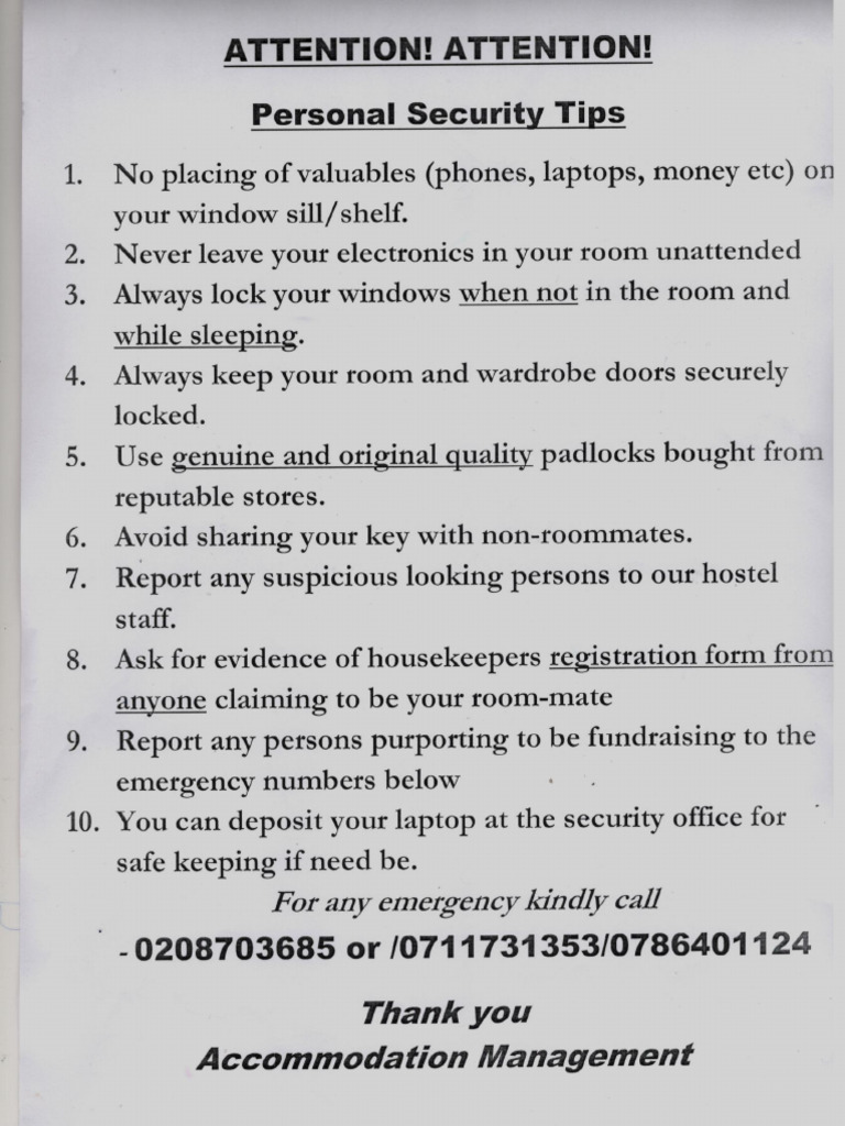 Security Tips | PDF