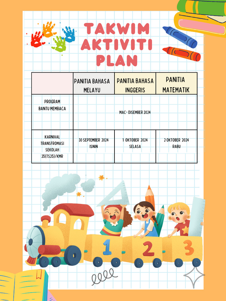 TAKWIM AKTIVITI PLan | PDF