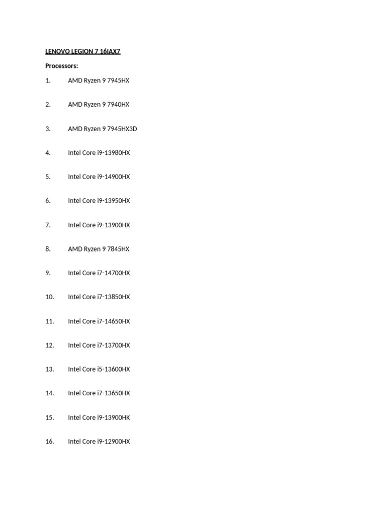 Laptop specification | PDF