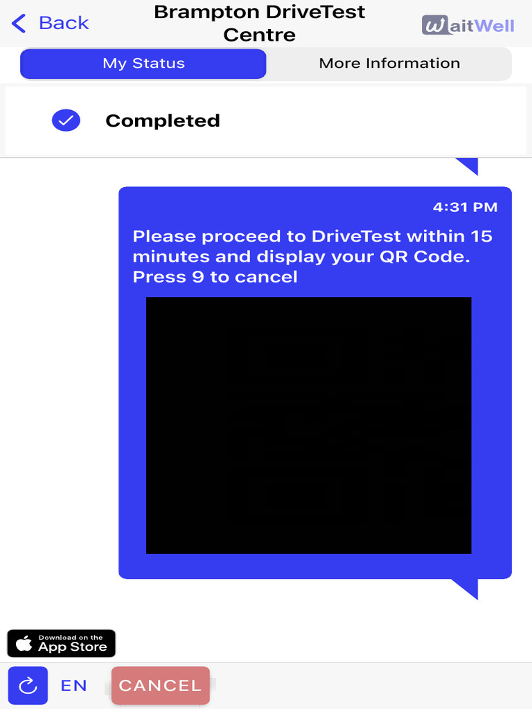 Brampton DriveTest Centre at WaitWell | PDF