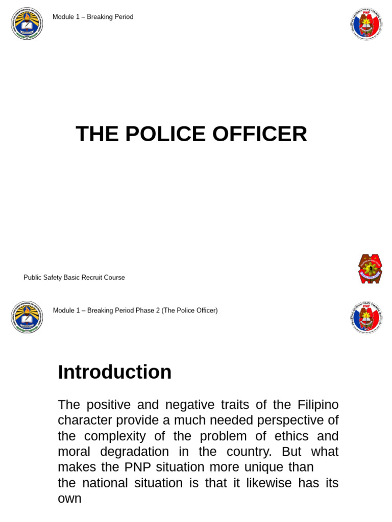 The Police Officer | PDF