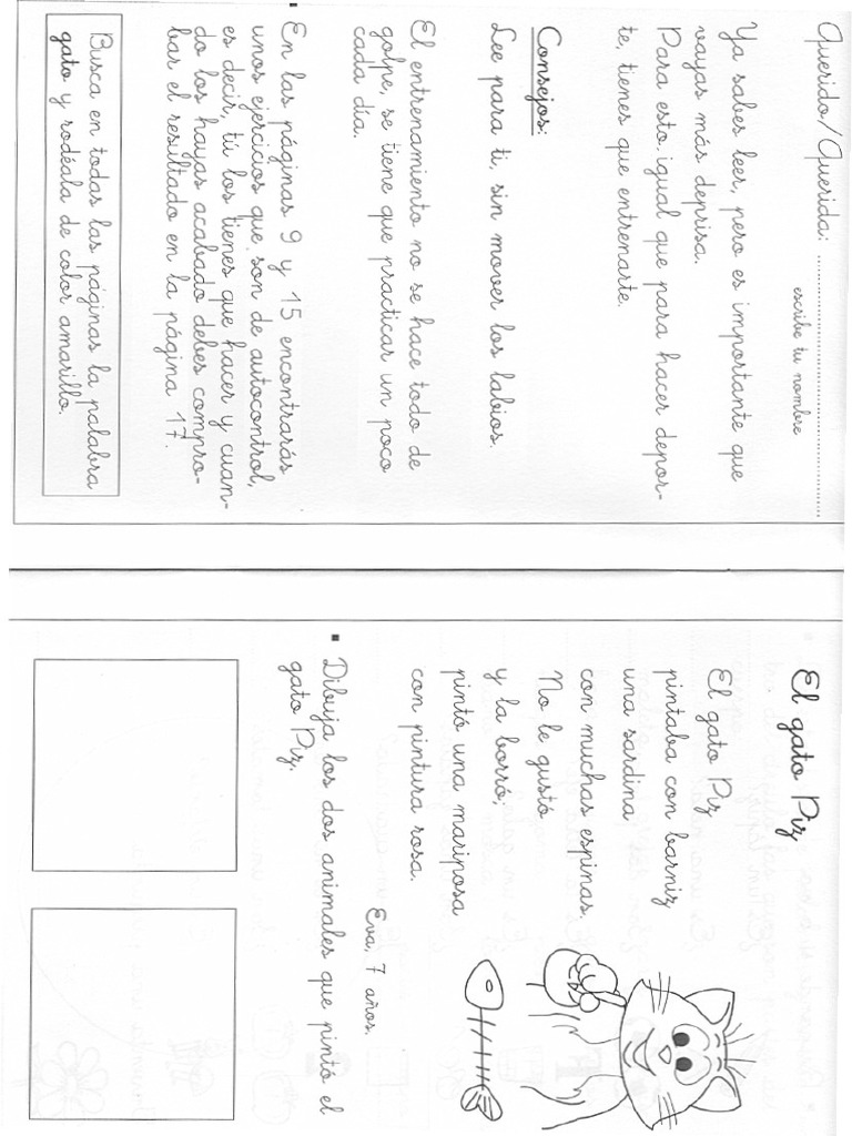 Fichas para Mejorar Comprension Lectora 2 Primaria en PDF | PDF