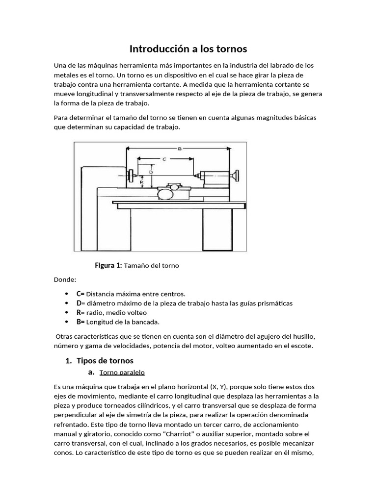 Introducción A Los Tornos | PDF