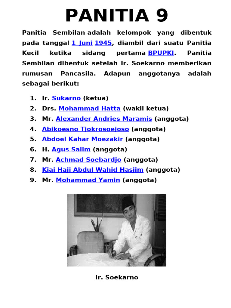 Para Anggota Panitia 9 - ' | PDF