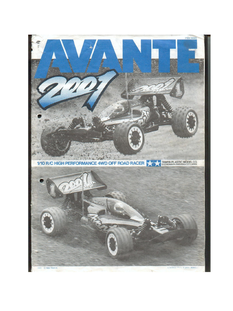 Manual Tamiya | PDF