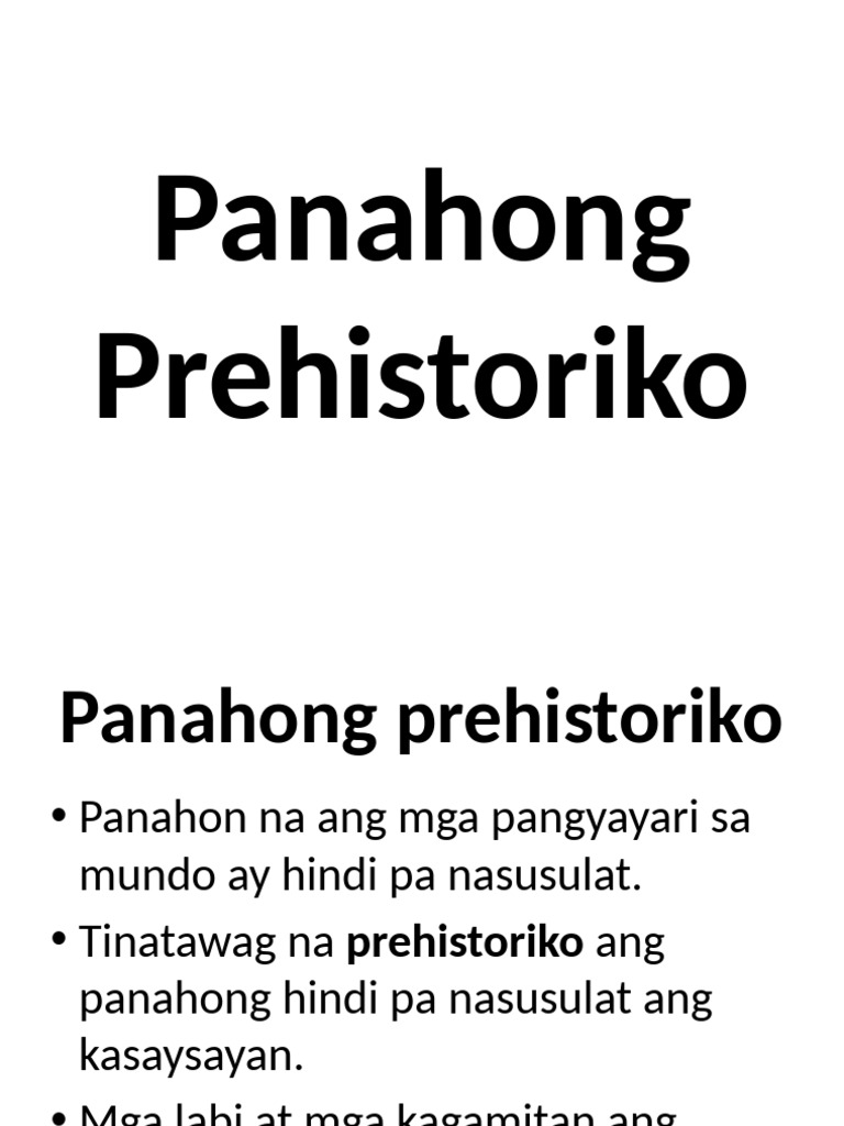 Panahon ng Bato: Kasangkapan at Kultura | PDF | Homo | Stone Age