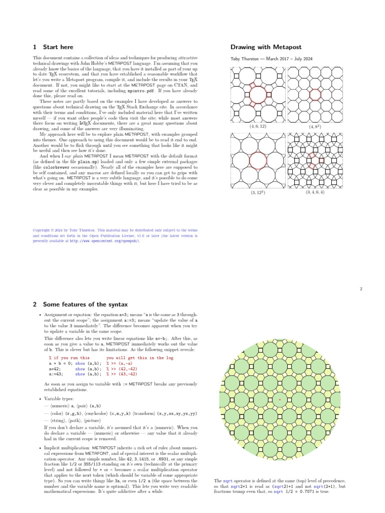 Drawing With Metapost | PDF