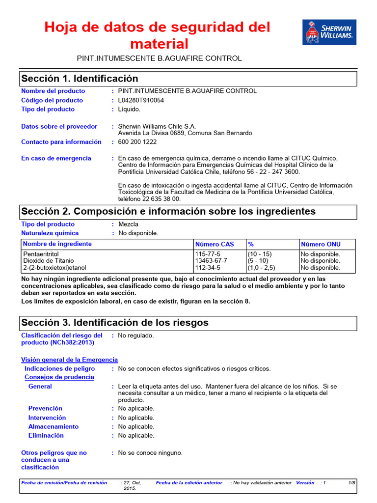 HDS Intumecente SW | PDF