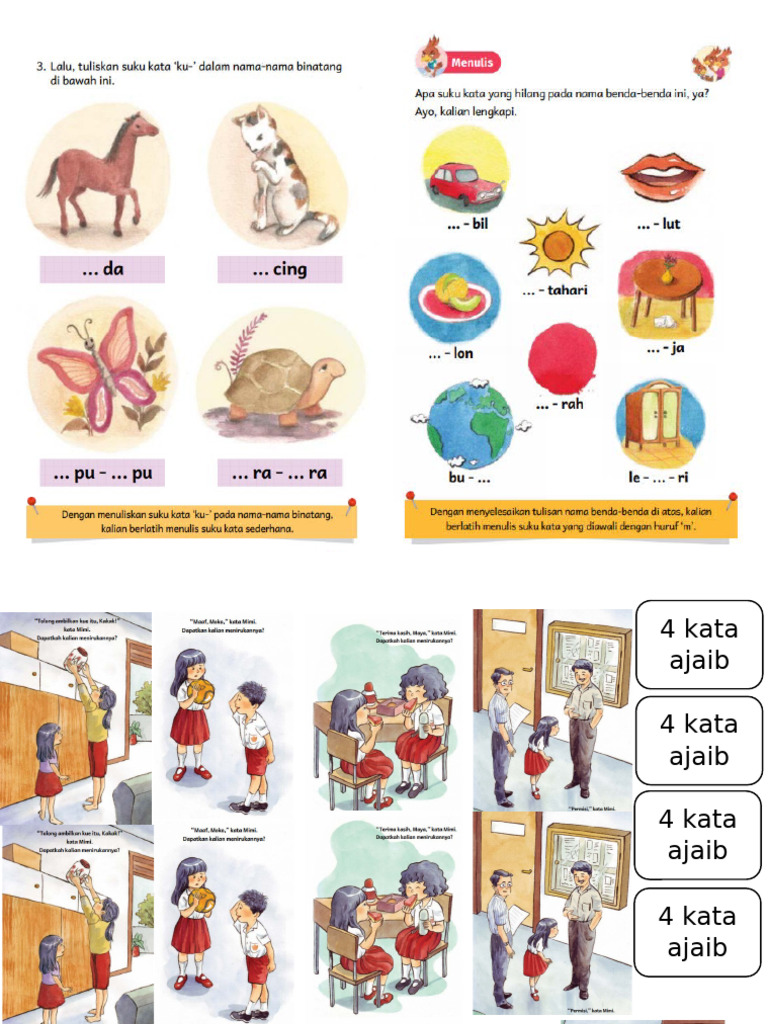 Kata Ajaib Dan Suku Kata Kakiku | PDF